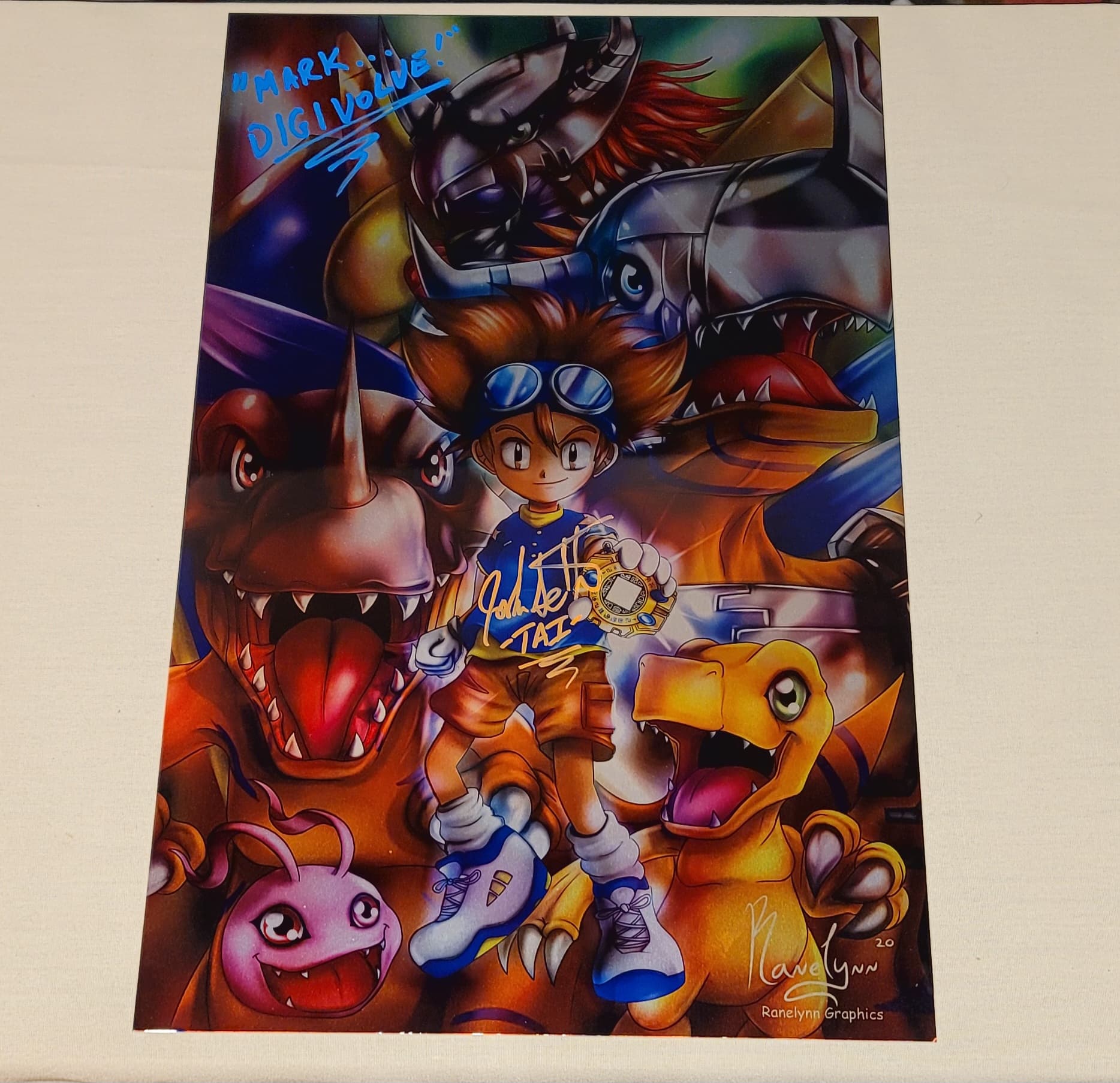 Digimon Metal Poster | MNT Grading