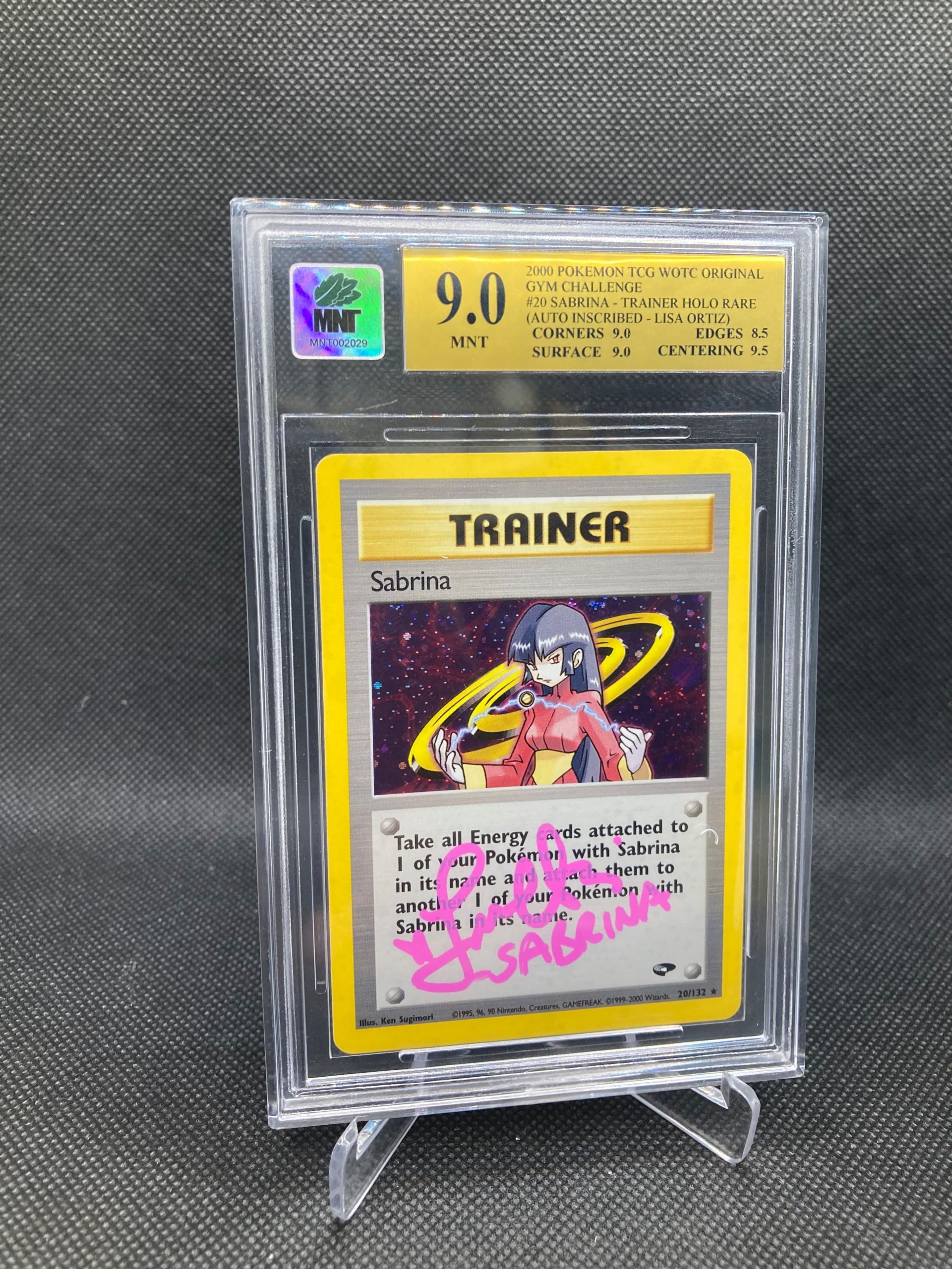 Sabrina – Trainer Holo Rare | MNT Grading